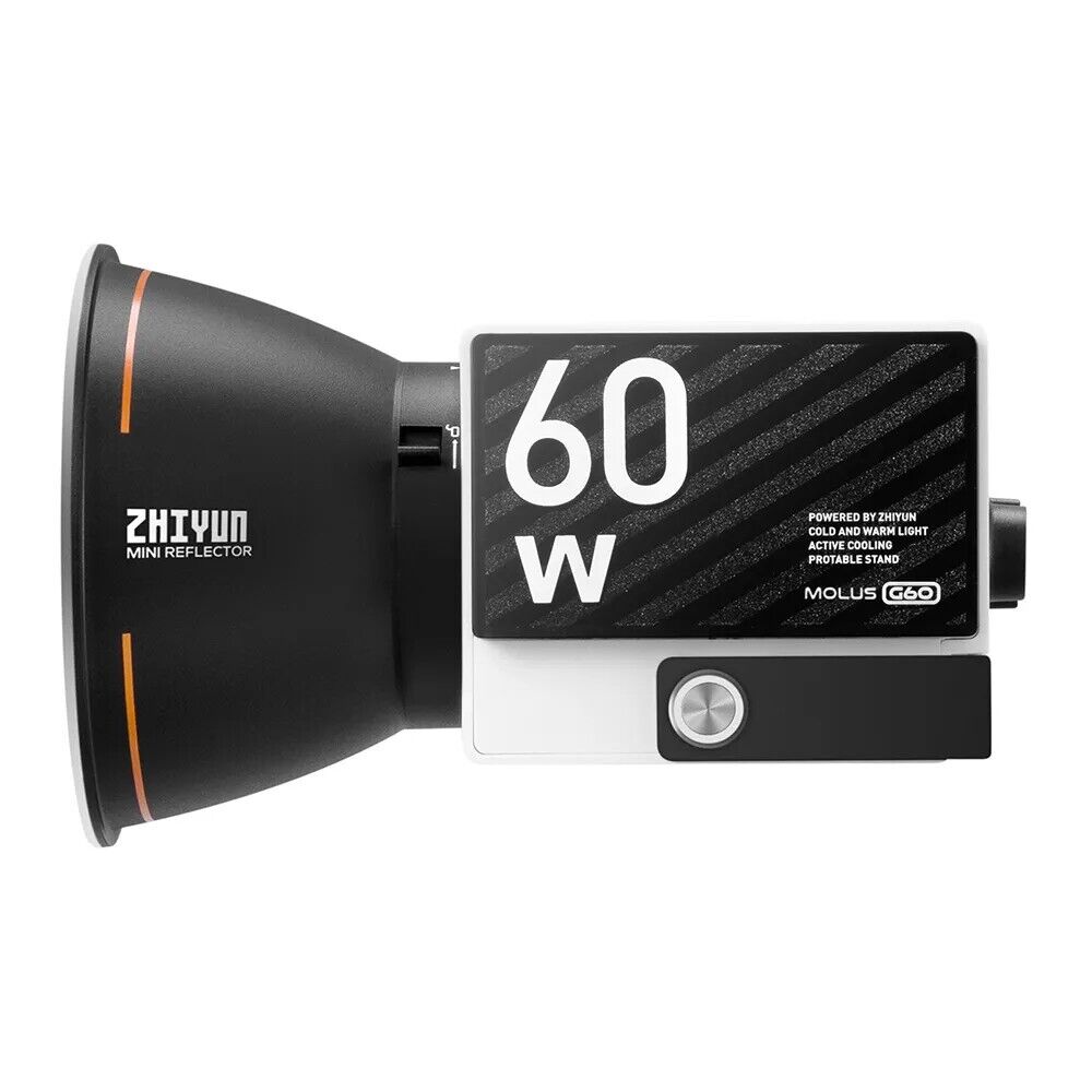 ZHIYUN MOLUS G60 60W Bi-Colour COB Light Mini Reflector Diffuser Dome ...