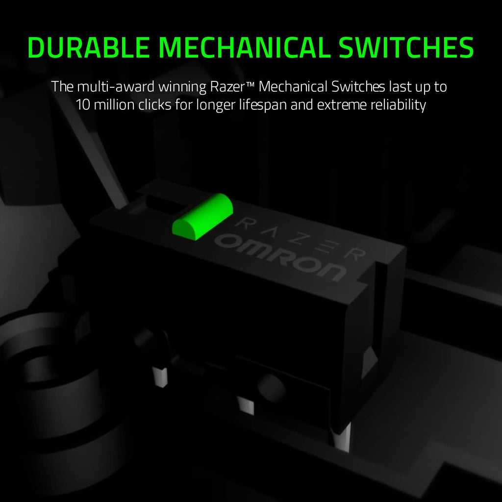 Razer DeathAdder Essential Ergonomic Esports Wired Gaming Mouse Progra ...