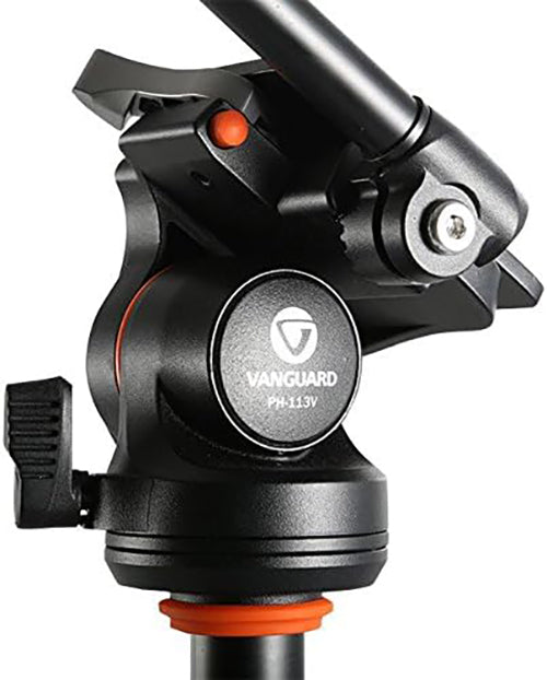 Vanguard VEO AM-264TV Monopod Camera Stand with PH-113V Video Pan Head ...