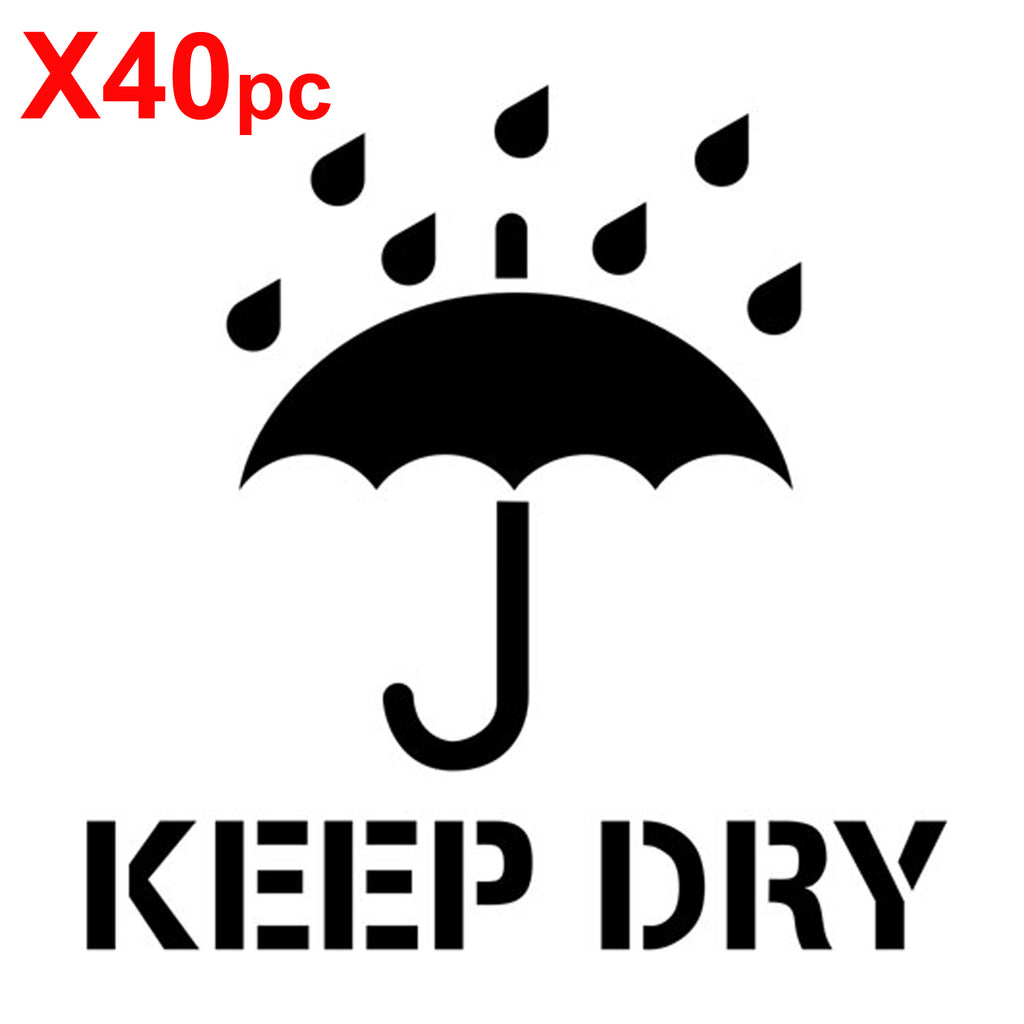 KEEP DRY UMBRELLA Large shipping label adhesive warning mailing sticky ...