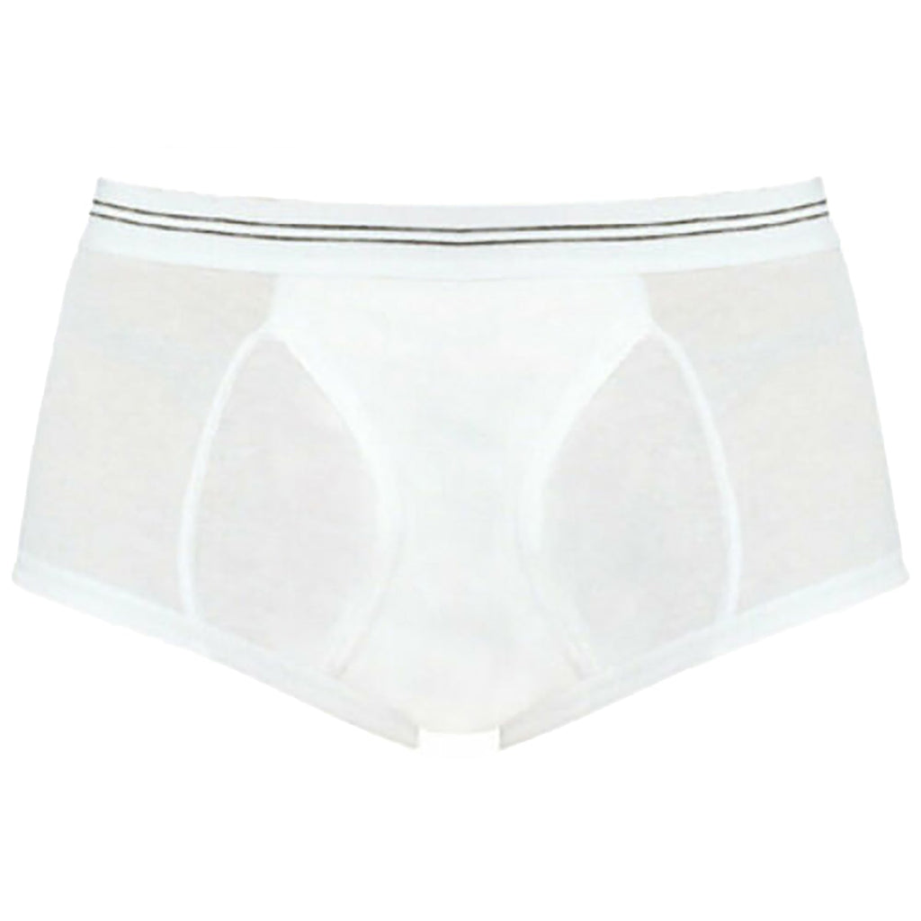 2 Pack Holeproof Bell's Double Seat Mens Brief Undies Underwear White ...